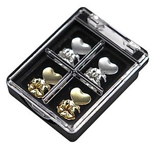 Magic Bax Earring Lifters - 2 Pairs of Adjustable Hypoallergenic Earring Lifts (1 Pair of Sterling Silver Plated and 1 Pair of 18K Gold Plated) As Seen on TV