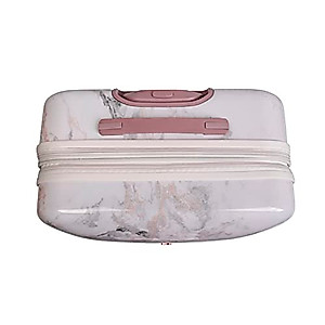 it luggage Sheen 31" Hardside Checked 8 Wheel Expandable Spinner, Marmo Rose Print, 32"