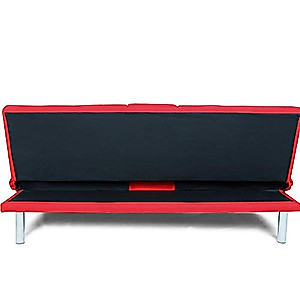 LTT Futon Sofa Bed, Sleeper Sofa, Folding Sofa Bed Dual-Purpose Multi-Functional Folding Bed Suitable for Small Space Configuration Apartment Dormitory