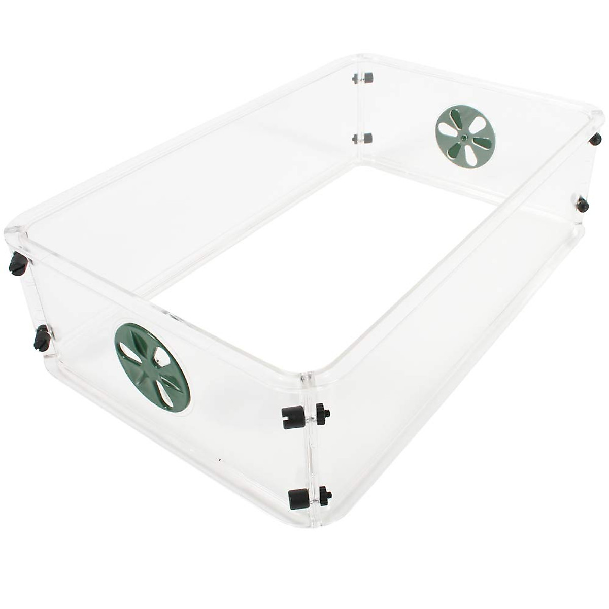 EarlyGrow 93763 Medium Seed and Herb Domed Propagator with Vented Side Height Extension, Green