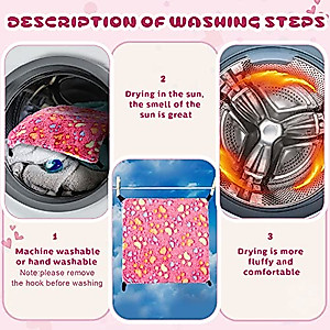 Photect 5 Pcs Double Layer Ferret Hammock Small Animal Hanging Hammock Bunk Bed Ferret Toys Rat Cage Accessories Soft Plush Rat Hammock for Ferret Rat Sugar Glider Pig Guinea Parrot Hideout Play Sleep