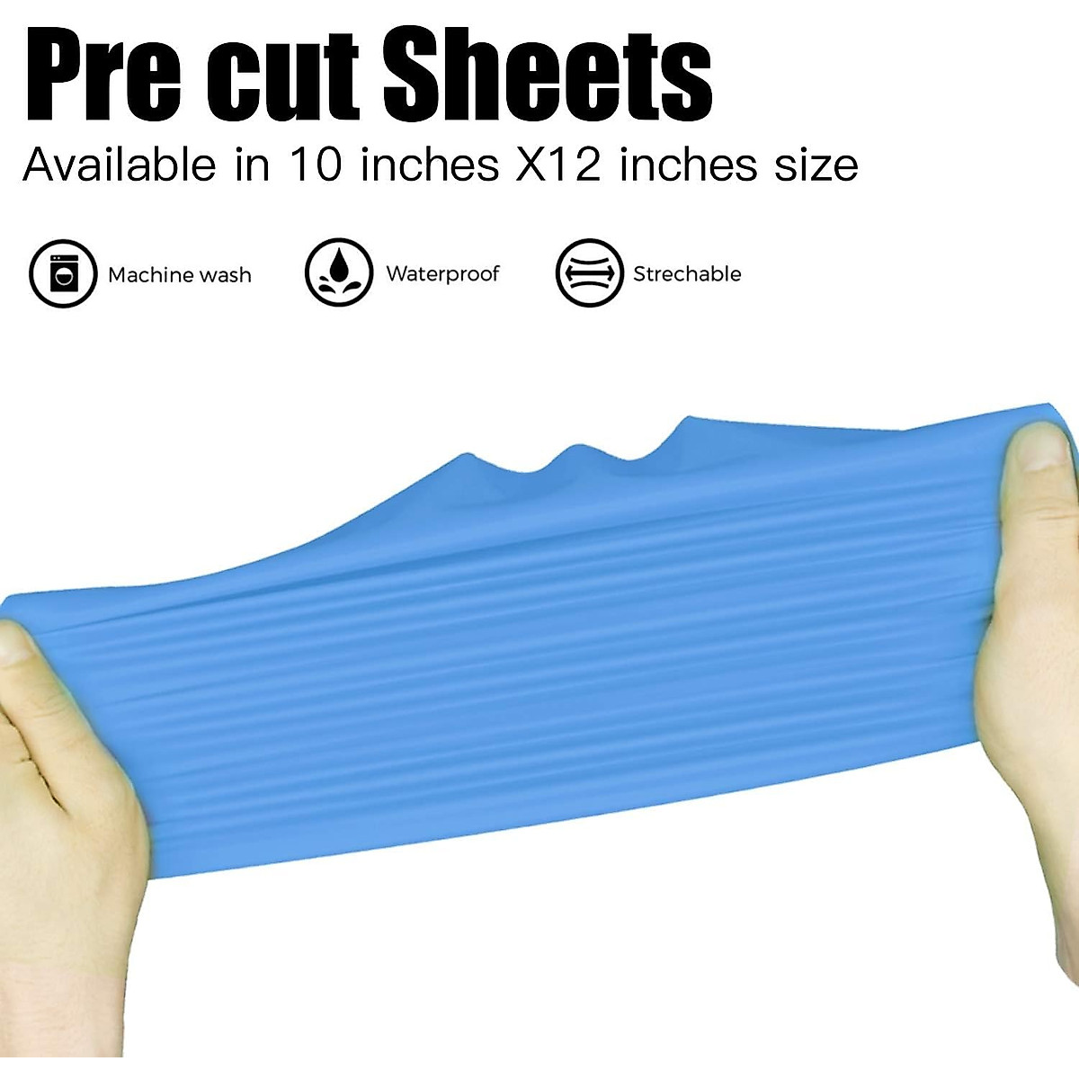 JANDJPACKAGING Heat Transfer Vinyl HTV Bundle 10"x12" - 25 Pack Assorted Colors HTV Vinyl, Iron On Vinyl for Cricut & Silhouette Cameo, Bonus Teflon for Heat Press Machine