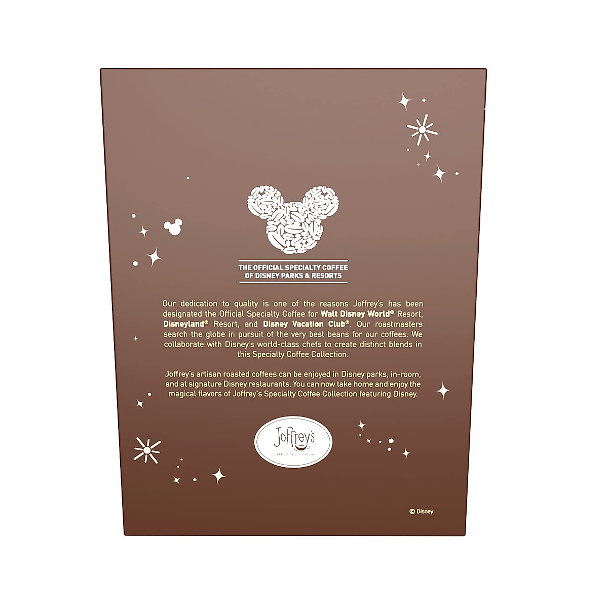 Joffrey's Coffee - Disney French Roast Blend, Artisan Dark Roast, Arabica Coffee Beans, Full-Bodied Blend, Hints of Caramel & Chocolate, Keurig 2.0 Compatible (Single Serve, 24 Count)