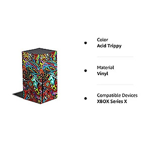 MightySkins Skin Compatible with Xbox Series X - Acid Trippy | Protective, Durable, and Unique Vinyl Decal wrap Cover | Easy to Apply and Change Styles | Made in The USA (MIXBSERX-Acid Trippy)