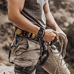 SUNFWR Compatible with Apple Watch Band 49mm 46mm 45mm 44mm 42mm, Rugged Velcro Straps for iWatch Ultra Series 10/9/8/7/6/5/4/3/2/1/SE, Tough Apple Watch Replacement Bands for Men Women