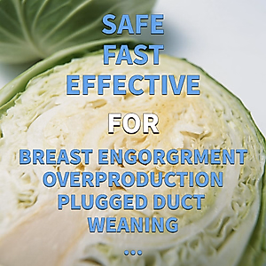 Jadelute Cabbage Cream for Breast Engorgement,Clogged Ducts,Weaning and Mastitis | essentials for Lactation period
