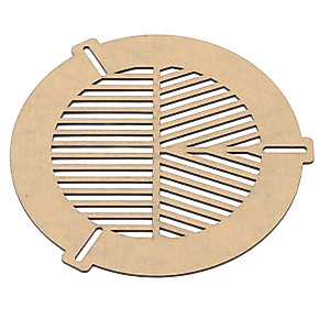 Bahtinov Mask, Firmly Anti Slip Telescope Focus Mask Scratch Proof Acrylic for Reflecting Mirror