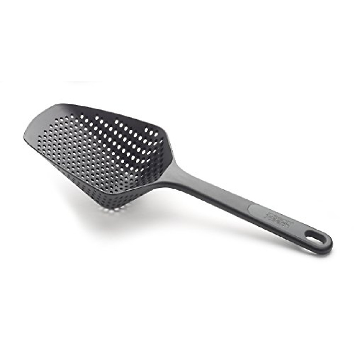 Joseph Joseph Scoop Colander Strainer Slotted Spoon, Large, Black