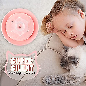 Cat Water Fountains, 67oz/2.0L Pet Water Fountain, Cat Drinking Fountain with Improved Intelligence Water Pump, Kitty Water Fountains Water Bowl for Cats, Cat Water Dispenser with LED and 3 Filters