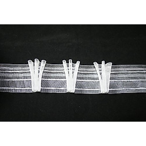 Home Sewing Depot Triple Pinch Pleat Tape Translucent, 2 3/4 x 6 Yards