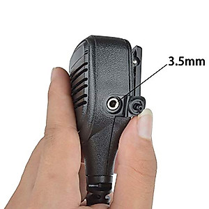 Amasu Heavy-Duty Remote Speaker Microphone Shoulder Mic Replacement Compatible with XPR3000 XPR3300 XPR3500 XPR3300e XPR3500e XPR 3300
