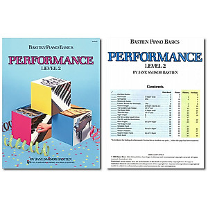 WHOMYA Bastien Piano Basics Level 2 Learning Set by Bastien - Lesson, Theory, Performance, Technique & Artistry Books & Juliet Music Piano Keys 88/61/54/49 Full Set Removable Sticker…