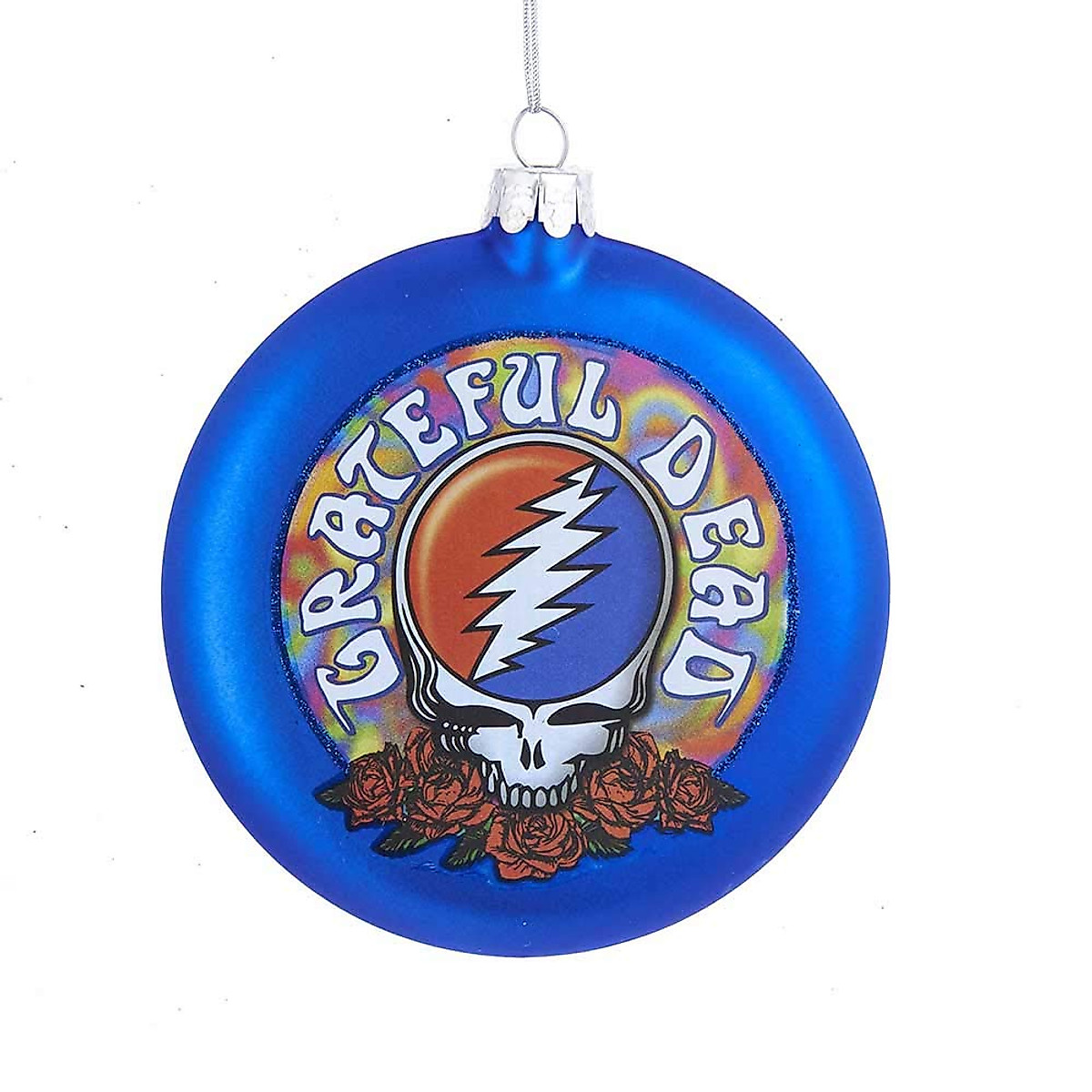 Kurt Adler GD4143 Grateful Dead Ornament, 100mm, Blue for Christmas