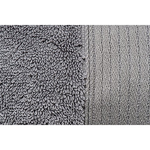 SALBAKOS Genuine Premium Organic Turkish Cotton Hotel and Spa Hand Towels, 700 GSM, 16”x30”, Gray (Hand Towels - Qty 6, Gray)