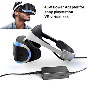 TAIFU 12V 3A AC/DC Adapter Repalcement for Sony PlayStation VR Virtual Reality Headset Sony PS4, PlayStation 4 PSVR PSVR2 CUH-ZAC1 CUH-ZVR2 CUH-ZVR1 ADP-36NH A EVI-D100 SQN36W12P-04 Power Supply Cord