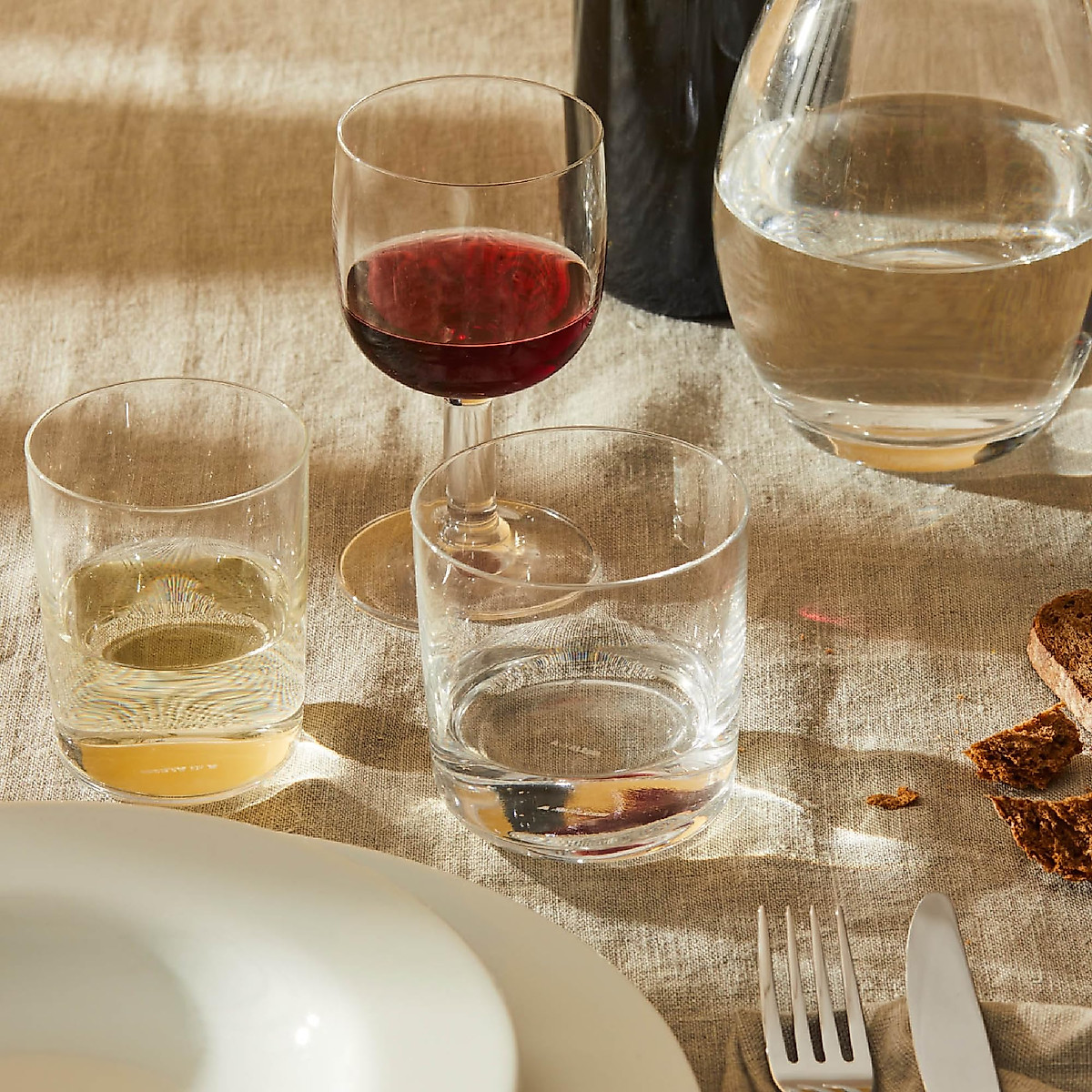 Alessi Family Red Wine Glass, Crystalline Glass, 6cm, 3/8oz-H 2 1/2-inch, 1 Glass