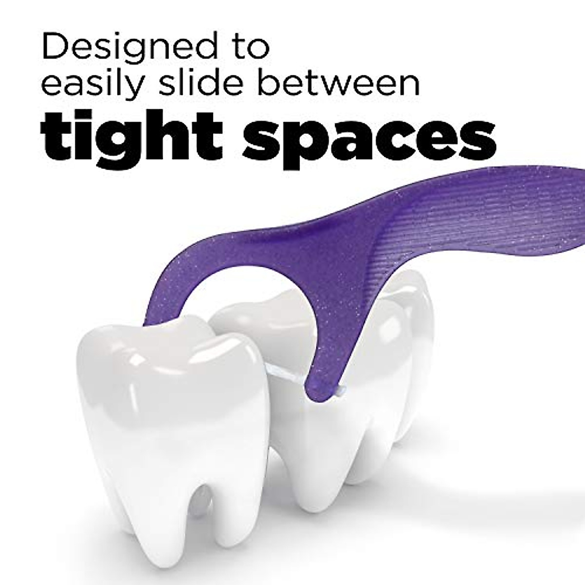 GUM - 887DD Comfort Slide Flossers for Tight Spaces, Fresh Mint, Dental Floss Picks, 90 Count (Pack of 6)