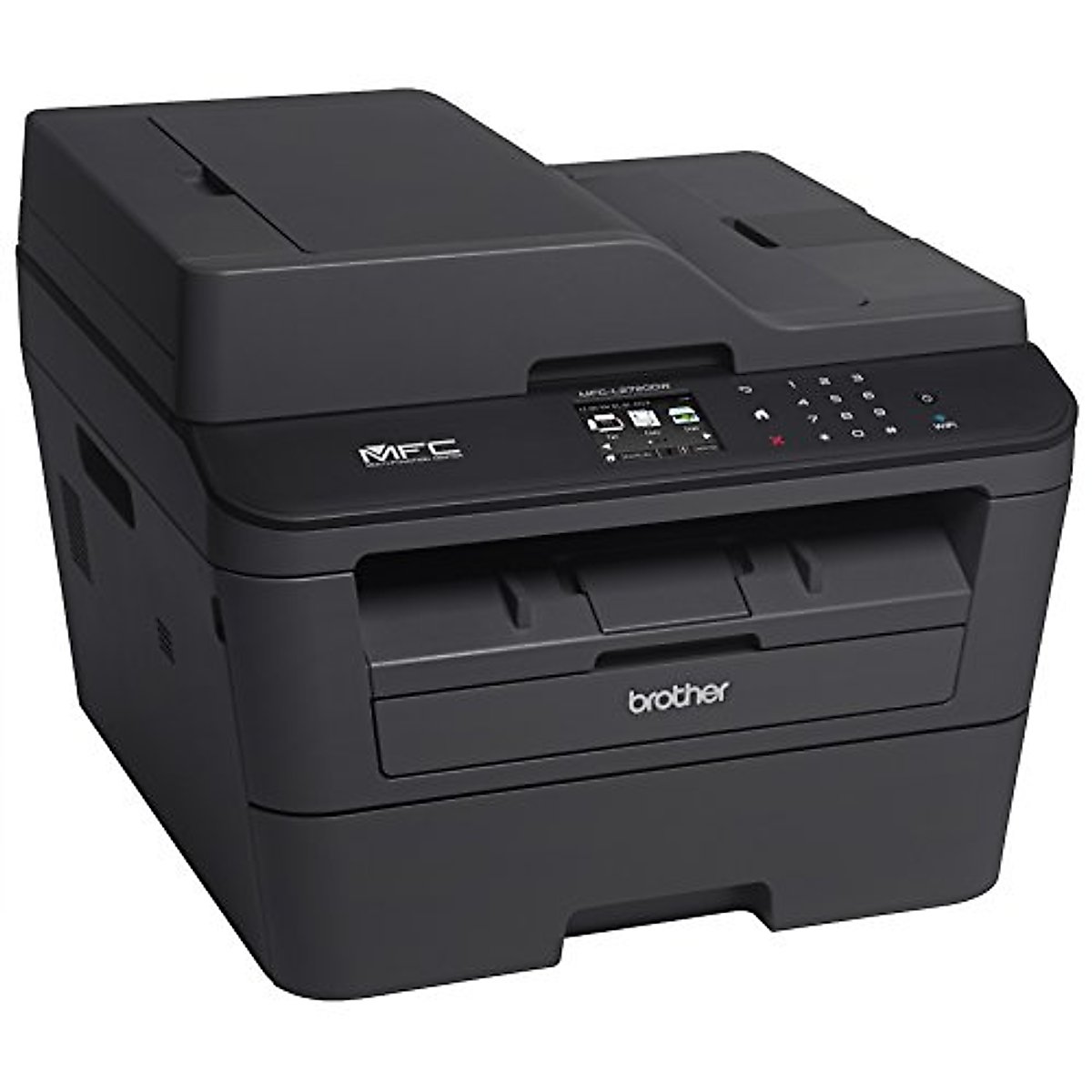 Brother Monochrome Laser Printer, Compact All-In One Printer, Multifunction Printer, MFCL2720DW, Wireless Networking and Duplex Printing, Amazon Dash Replenishment Ready, Black