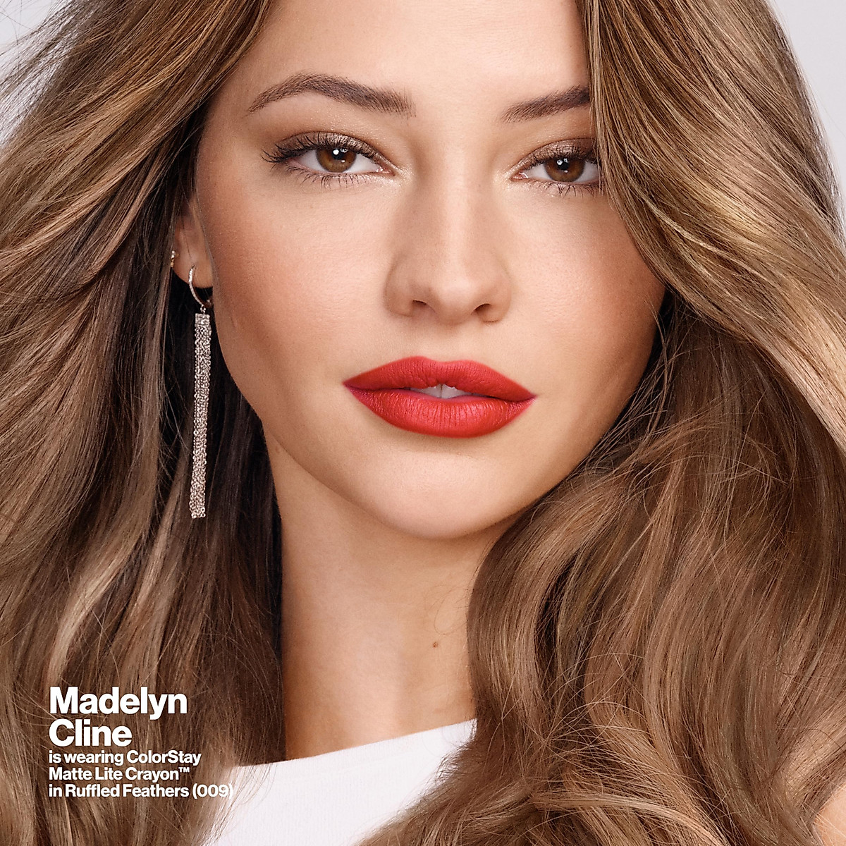 REVLON ColorStay Matte Lite Crayon Lipstick with Built-in Sharpener, Smudge-proof, Water-Resistant Non-Drying Lipcolor, 011 Lifted, 0.049 oz