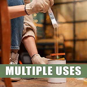 5 Inch Paint Brush Trim Painting Tool Soft Bristle with Wood Handle Small Paint Brushes for Wall, Touch Up, Cabinets, Fences, Edge Painting Tool(0.5" Wide, White