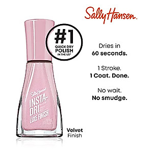 Sally Hansen Insta-Dri Nail Polish, Luxe Finish Collection, Spill the Velvet-ea, 0.31 fl oz