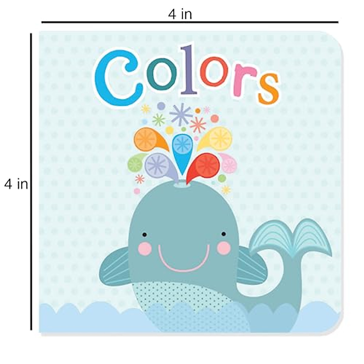 Little Learners 10 Board Book Library Set Includes Counting, Colors, Feelings, Animals, The Wheels on the Bus, Opposites, ABCs, Twinkle Twinkle Little Star, Please & Thank You, and Shapes