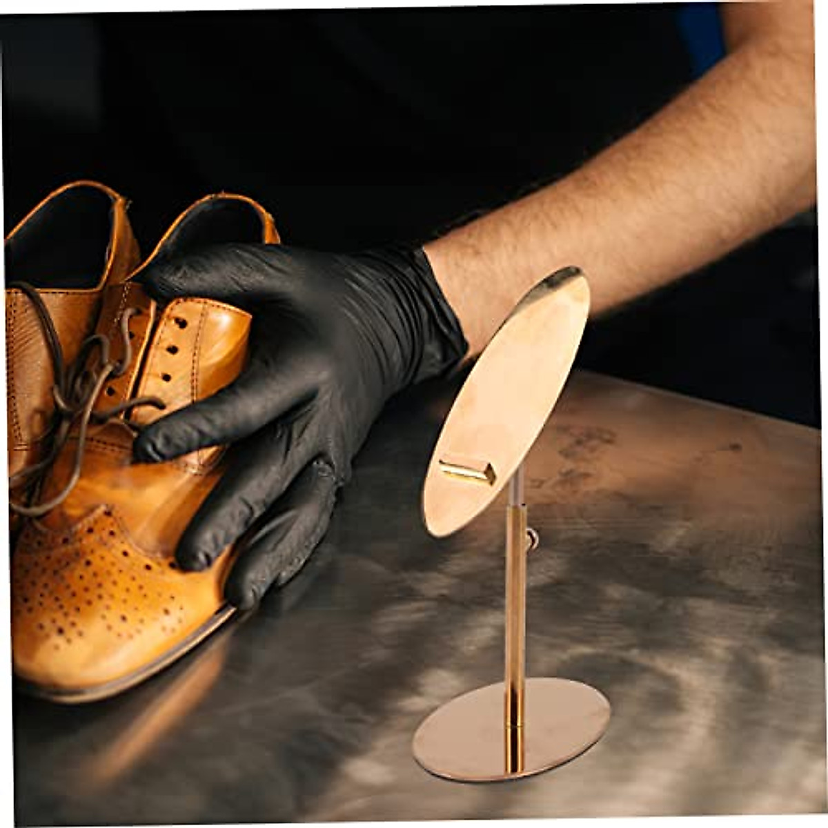 Holibanna Portable Shoe Rack Metal Shoe Rack Sneaker Holder Portable Shelves Shoe Display Cases High Heels Display Stand Shelf Display Stands Shoebox Shopping Display Rack Sports Shoes