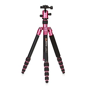 MeFOTO Aluminum Roadtrip Travel Tripod/Monopod Kit - Hot Pink (A1350Q1H)