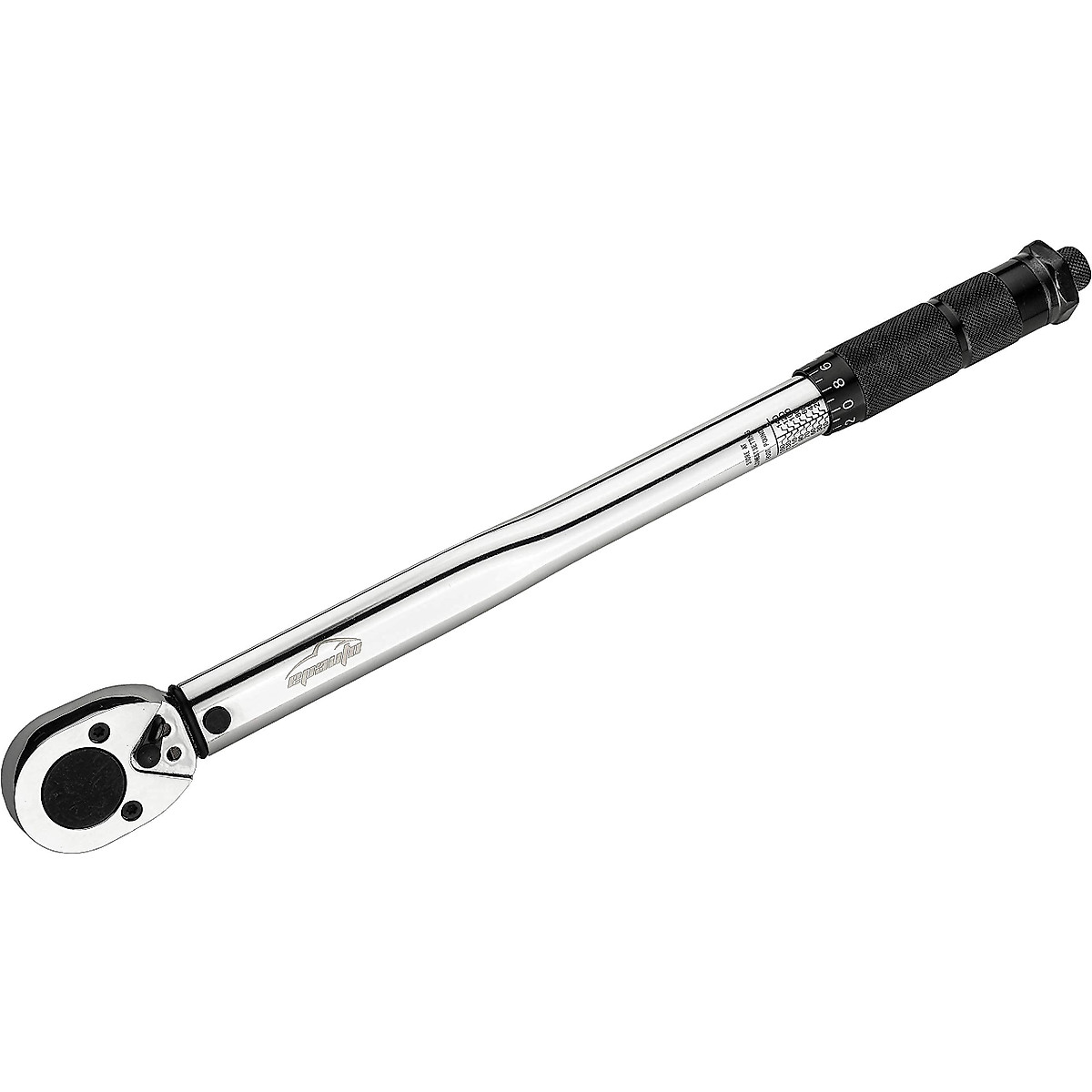 EPAuto 1/2-inch Drive Click Torque Wrench + 4 Pieces - Impact Socket Adapter