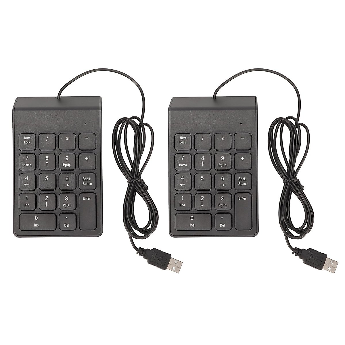 GLOGLOW Numeric Keypad, Plug and Play Wired Numeric Keypad 18 Keys for Bench (2PCS), GLOGLOWzcptxygred-12