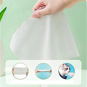 Dog Ear Wipes, Moisturizing Cat Wet Wipes, Pet Cleaning Pads, Natural Grooming Kit, Dog Cat Ear Cleaner, Eye Cleaner For Pets, Puppy Cat Grooming Supplies, 80X Pet Wipes, Gentle Pet Cleaning Wipes