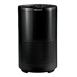 BISSELL® MYair® Pro Air Purifier with HEPA and Carbon Filter for Small Room, Quiet Bedroom Air Cleaner for Allergens, Pets, Dust, Dander, Pollen, Smoke, Odors, 3139B , Black