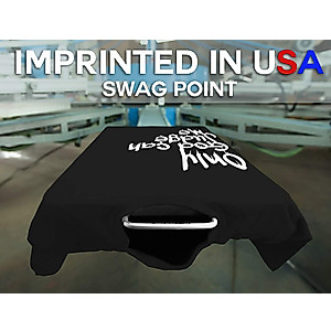 Swag Point Men’s Graphic T Shirts – 100% Cotton Casual Streetwear Hipster Hip Hop Tshirts Short Sleeve Print Tops ONLY GOD CAN XL