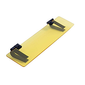 Night Driving Visor by Glare Guard, Replace Night Driving Glasses with Anti-Glare Polarized HD Driving Visor for Headlight Glare Universal 14" x 3.25" fits Cars, Truck's SUV's & RV's, Made in USA