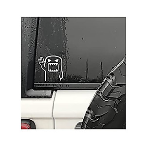 DOMO PEAKING Decal CAR Truck Window Bumper Sticker Boost Low Euro Illest JDM KDM Funny Joke They Always Ask