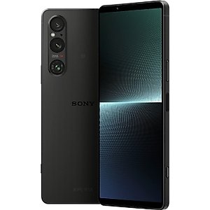 Sony Xperia 1 V 5G XQ-DQ72 Dual 256GB 12GB RAM Unlocked (GSM Only | No CDMA - not Compatible with Verizon/Sprint) Global, NGP Wireless Charger Included – Black