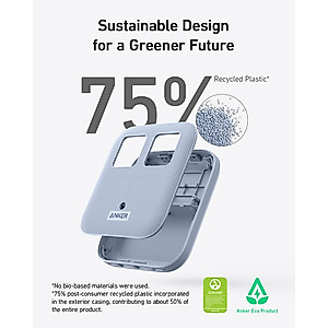 Anker Nano Charging Station(67W Max), 6-in-1 USB C Power Strip for iPhone 15/14 and MacBook, with Flat Plug and 5ft Thin Undetachable Extension Cord,2 AC,2 USB A,2 USB C, for Home&Office(Black Stone)