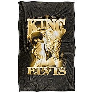 Elvis Presley The King Silky Touch Super Soft Throw Blanket 36" x 58"