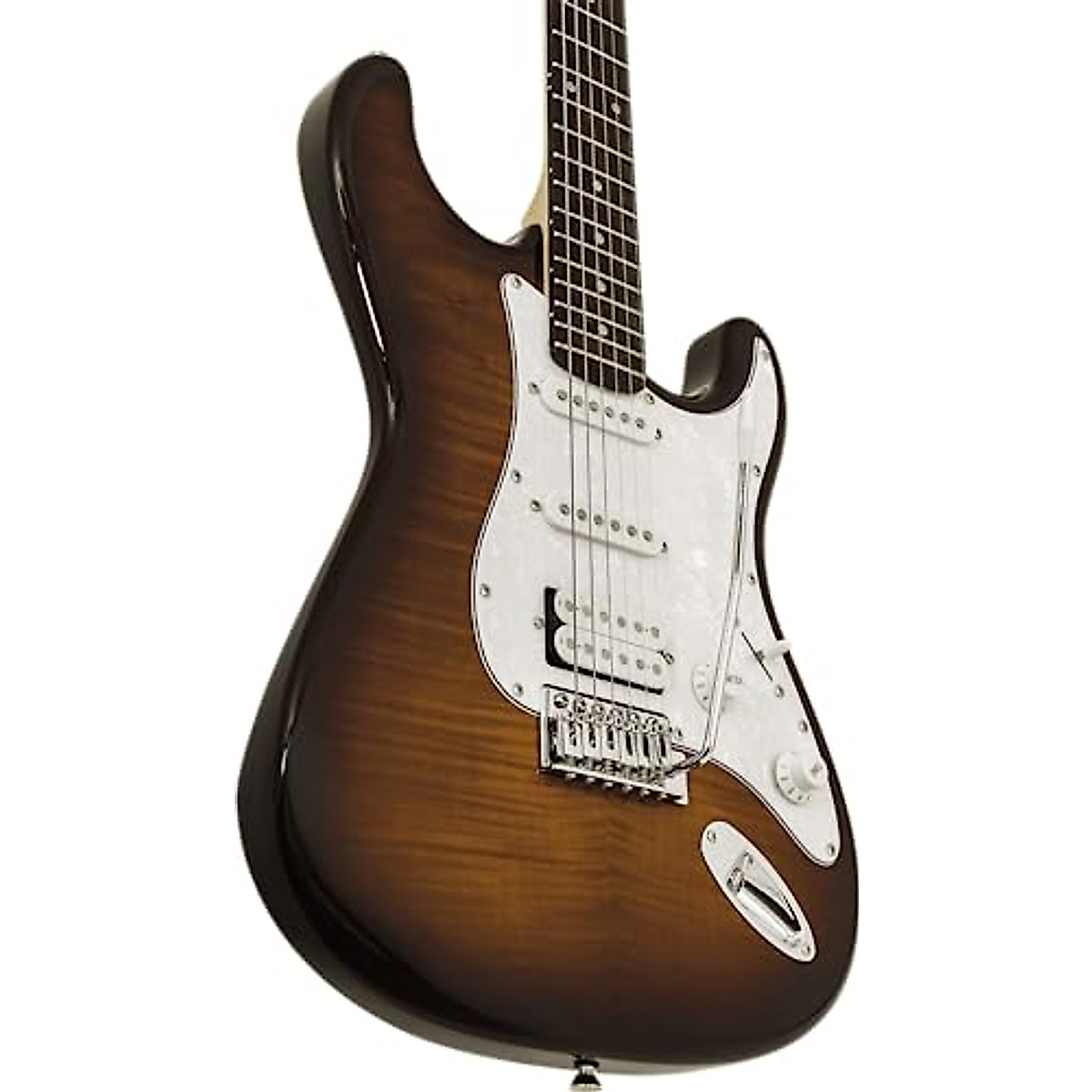 Washburn Sonamaster 6 String Solid-Body Electric Guitar, Right, Sunburst (SDFSB)