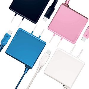 ALG-3DS250-BL new3DS用長いAC充電器 ﾌﾞﾙｰ