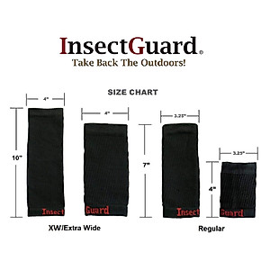InsectGuard Tick Gaiters - Permethrin Treated, Ticks, Mosquitoes, Flies & More Insect Repellent, Unisex Adult, (Black/Khaki) Complete Package 1