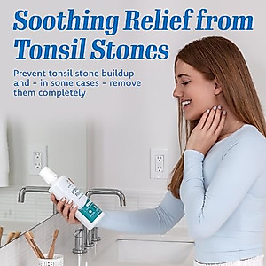 Everest Mouth Wash & Tonsil Stone Remover – Natural Mouthwash or Oral Rinse Liquid to Help Soothe Tonsils, Fight Bad Breath, & Relieve Dry Mouth – Paraben & Alcohol Free Treatment, Spearmint (1)