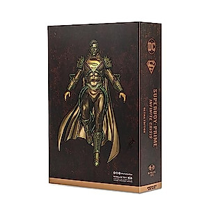 BANDAI McFarlane DC Multiverse Superboy-Prime Patina Edition 7" Action Figure - Ultra Articulated Collectible with Exclusive Patina Paint Armor (Infinite Crisis)