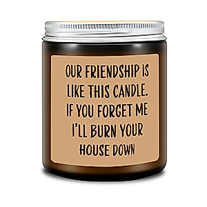 Friend Gifts for Women,Friendship Gifts for Women Friend,Funny Gag Gifts for Women,Best Friend Brithday Christmas Gifts for Women Friends Famale Men Her,Our Friendship is Like This Candle