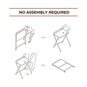 SOFSYS Modern Folding Desk for Small Space, Computer Gaming, Writing, Student and Home Office Organization, Industrial Metal Frame with Premium Desktop Surfaces, Oak/Black