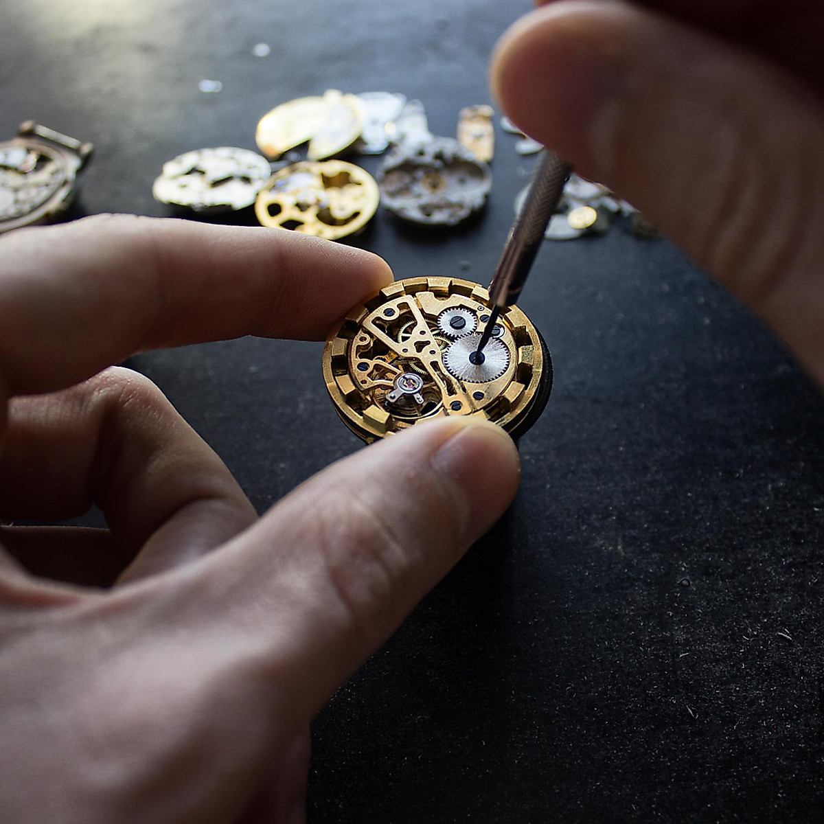 Hordion 8Pcs Micro Precision Screwdriver Set, Jewelers Screwdriver Set, Watch Screwdriver Kit 0.6-2mm for Watch, Jewelry, Eyeglasses, Sunglass, Electronics, Computer, Toys Repair (Flat)