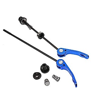 Free-fly MTB Quick Release Bicycle Skewer Set - Front and Rear Mountain Bike Quick Release Skewers - Multiple Color Options (Red)