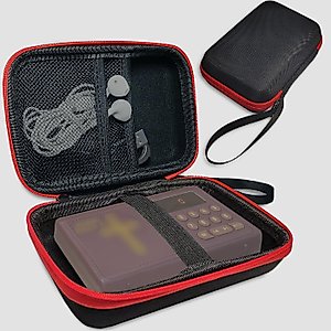 RAWECUD Carrying Case Compatible with Wonder Bible KJV- The Talking Audio Bible Player (Case Only)