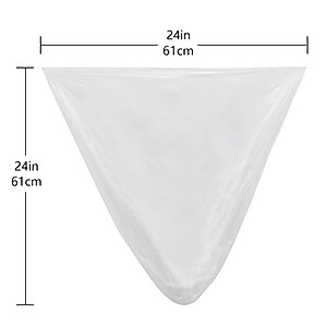 TYPLASTICS Trash Can Liner - Wholesale 1000 Count Garbage bags on Perforated Roll 7-10 Gallon Multipurpose for Office Bathrooms Business Home Commercial and industrial needs 24" x 24"