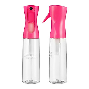TANGLE TEEZER The Fine Mist Continuous Spray Bottle for Hair Styling and Detangling, Pink